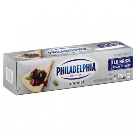 PHILADELPHIA Cream Cheese Original Loaf 1x3 lb 6